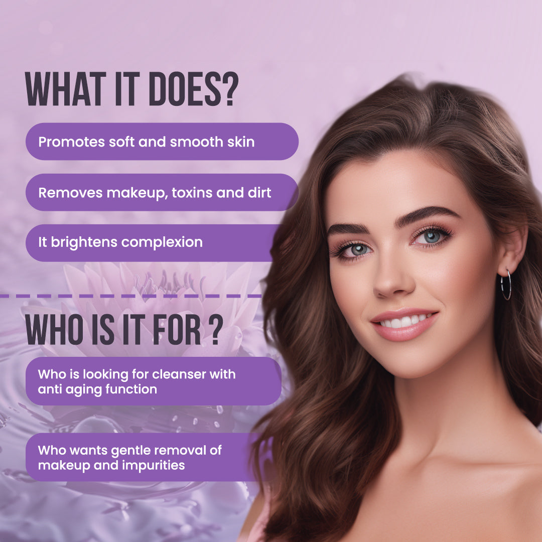 Buy Ageless Anti Aging Natural Face Wash For Smooth Glowing Skin
