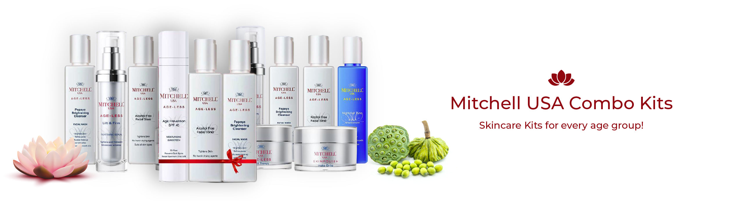 Best Ageless Skin Care Kit for Women - Complete Skin Care Combo ...